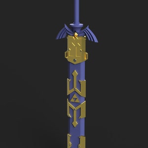 Link's Master Sword and Scabbard - Digital 3D Print Model Files - Etsy