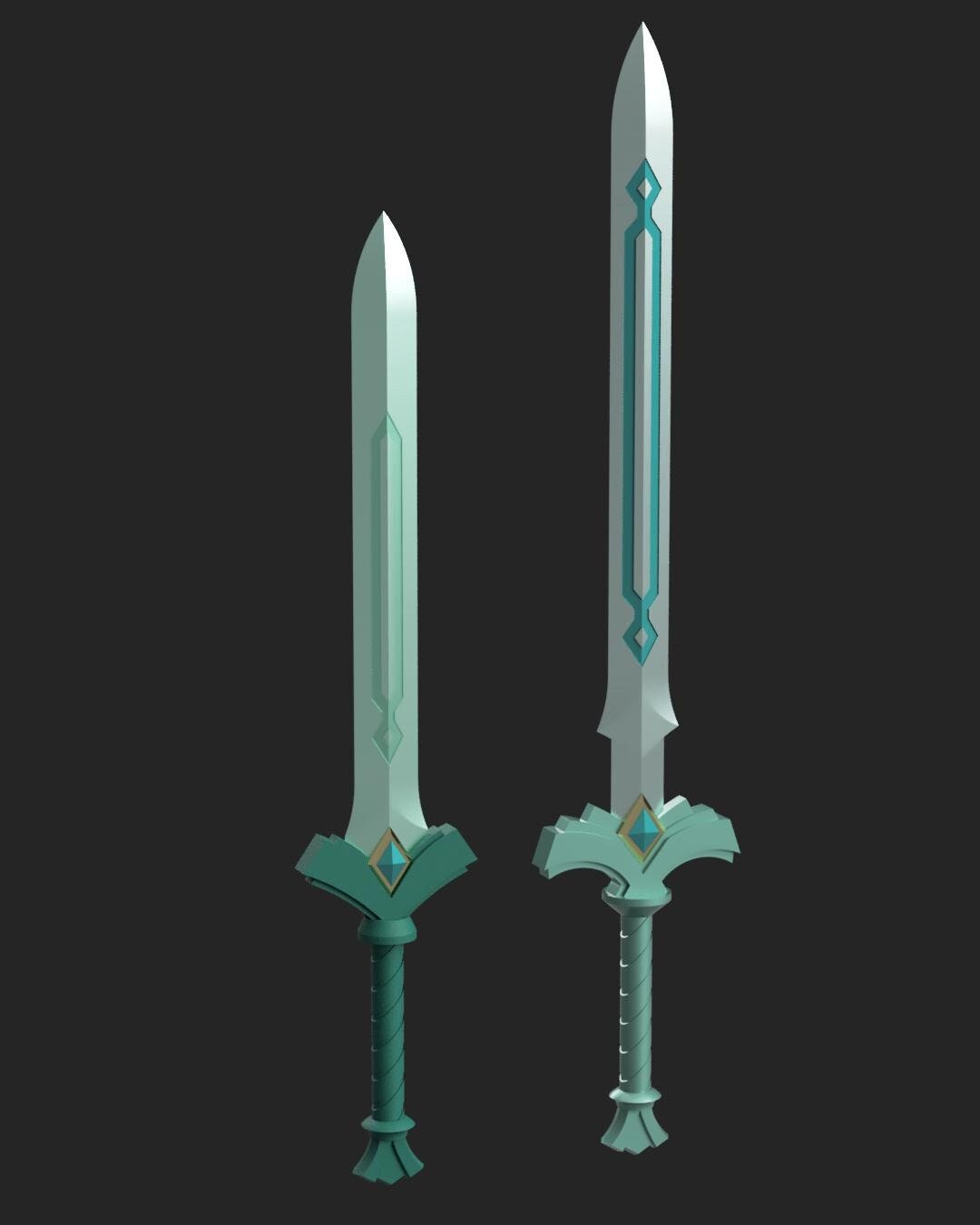 Link's Goddess Sword and Longsword - Digital 3D Print Model Files - Etsy