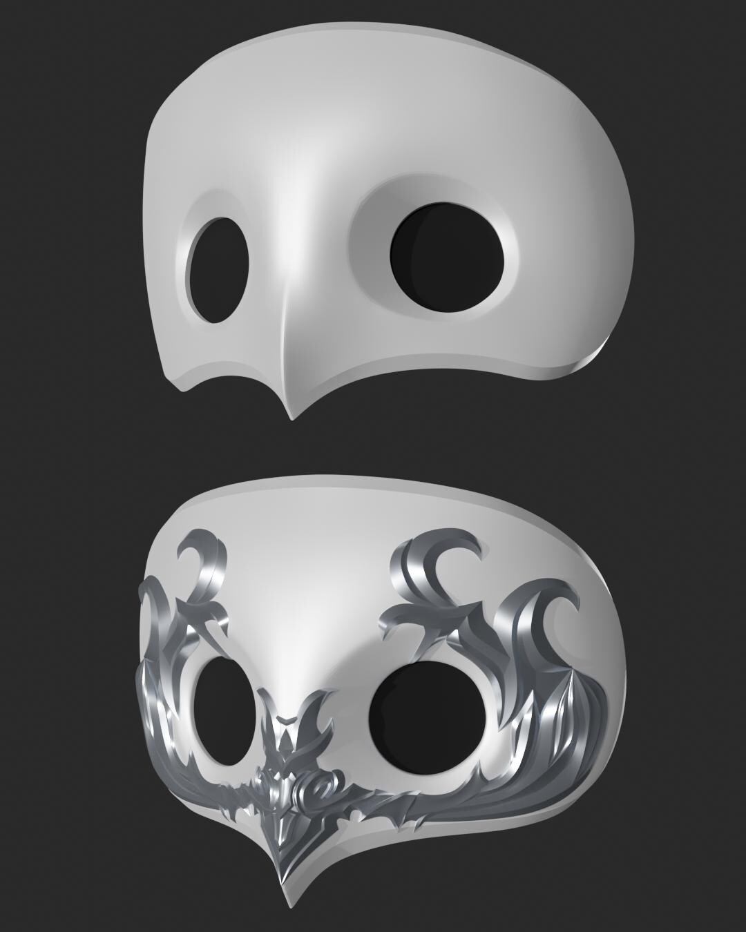 The Ancient's Mask - the Watcher's Mask - Digital 3D Print Model File ...