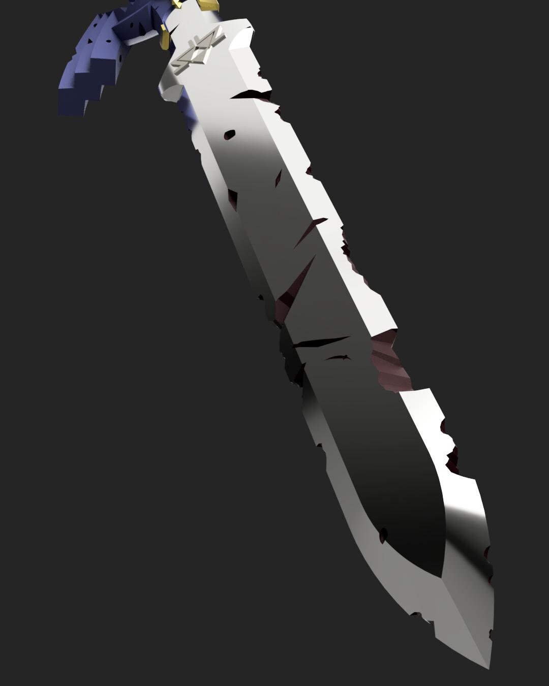 Link's Master Sword and Scabbard Digital 3D Print Model Files - Etsy