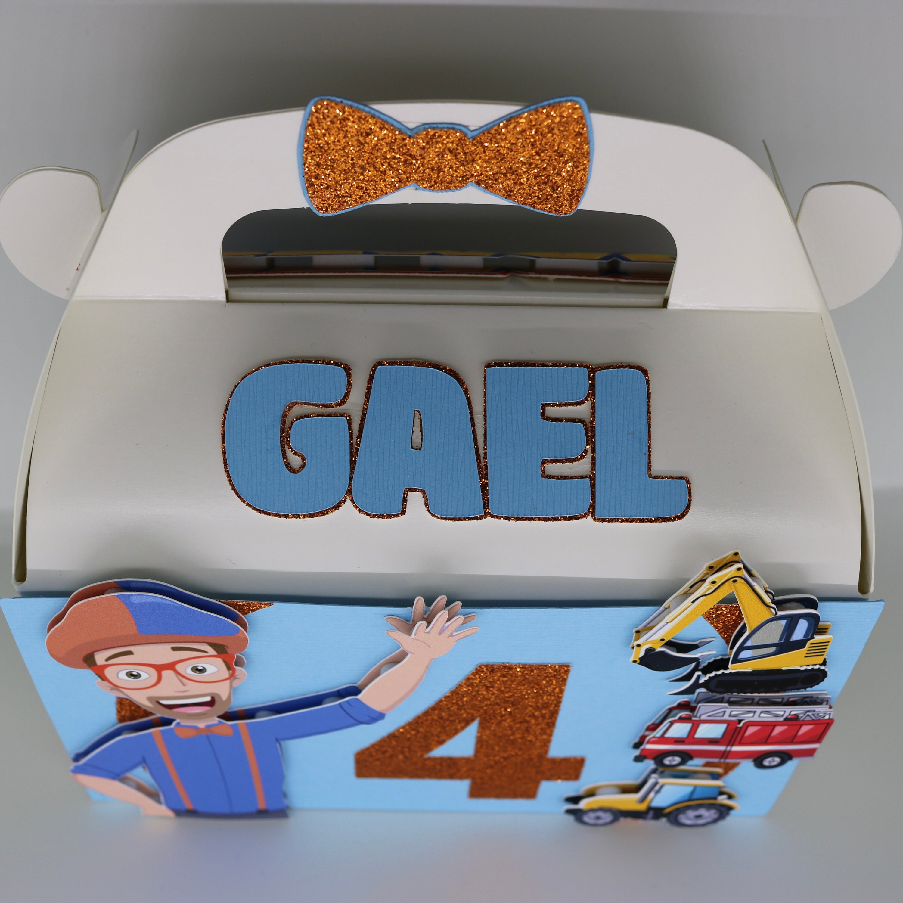 Blippi Birthday Boxes, Treat Boxes, Gable Boxes, Favor Boxes, Blippi - Etsy