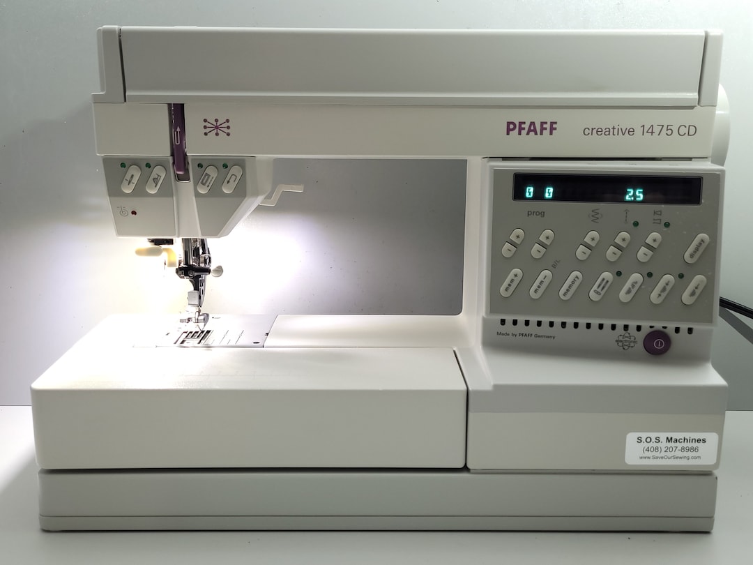Pfaff 1475 CD Heavy-duty Sewing Machine Pro-serviced, 2-year Guarantee ...