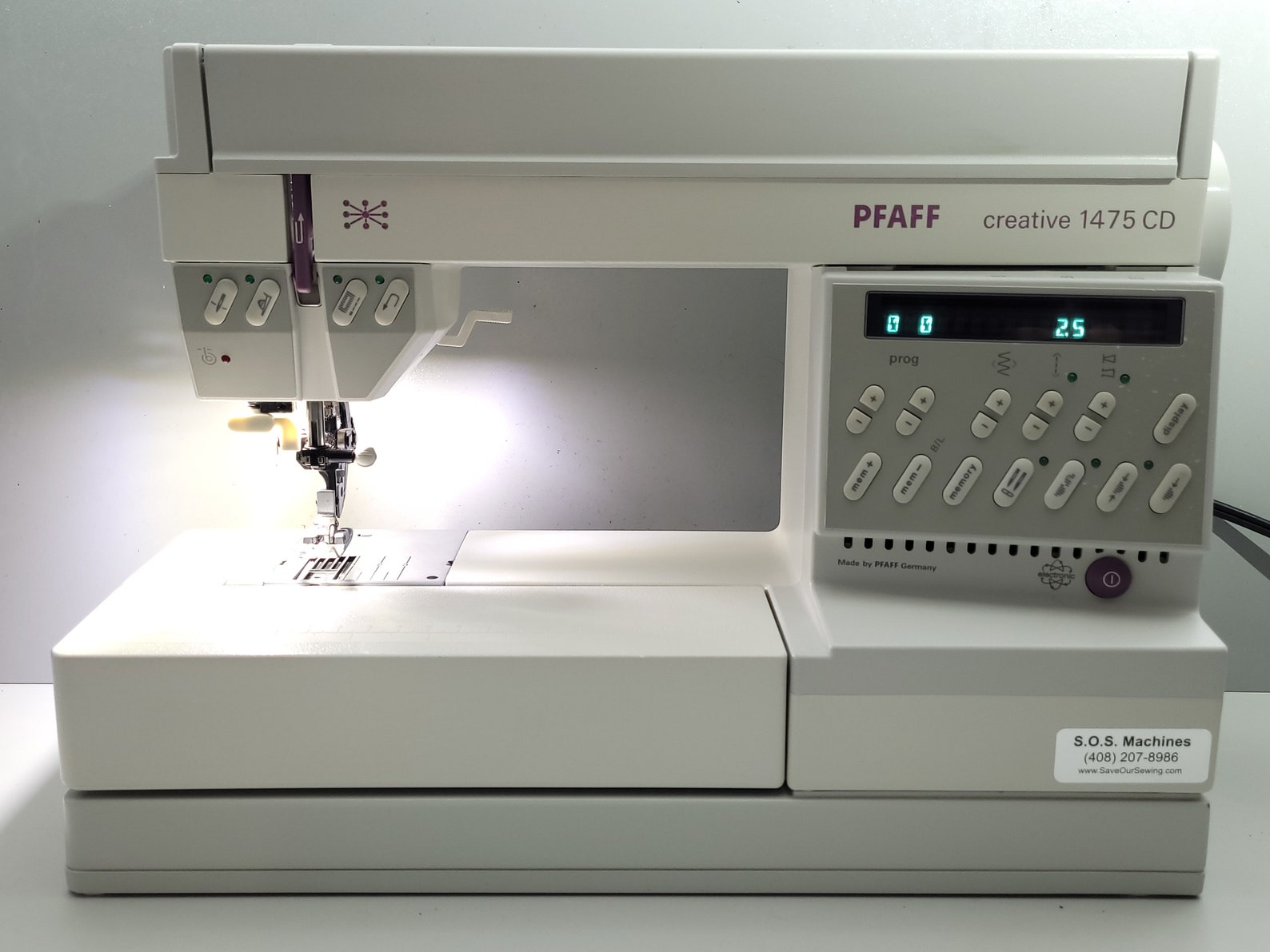 Pfaff 1475 CD Heavy-duty Sewing Machine Pro-serviced, Newly Rebuilt ...