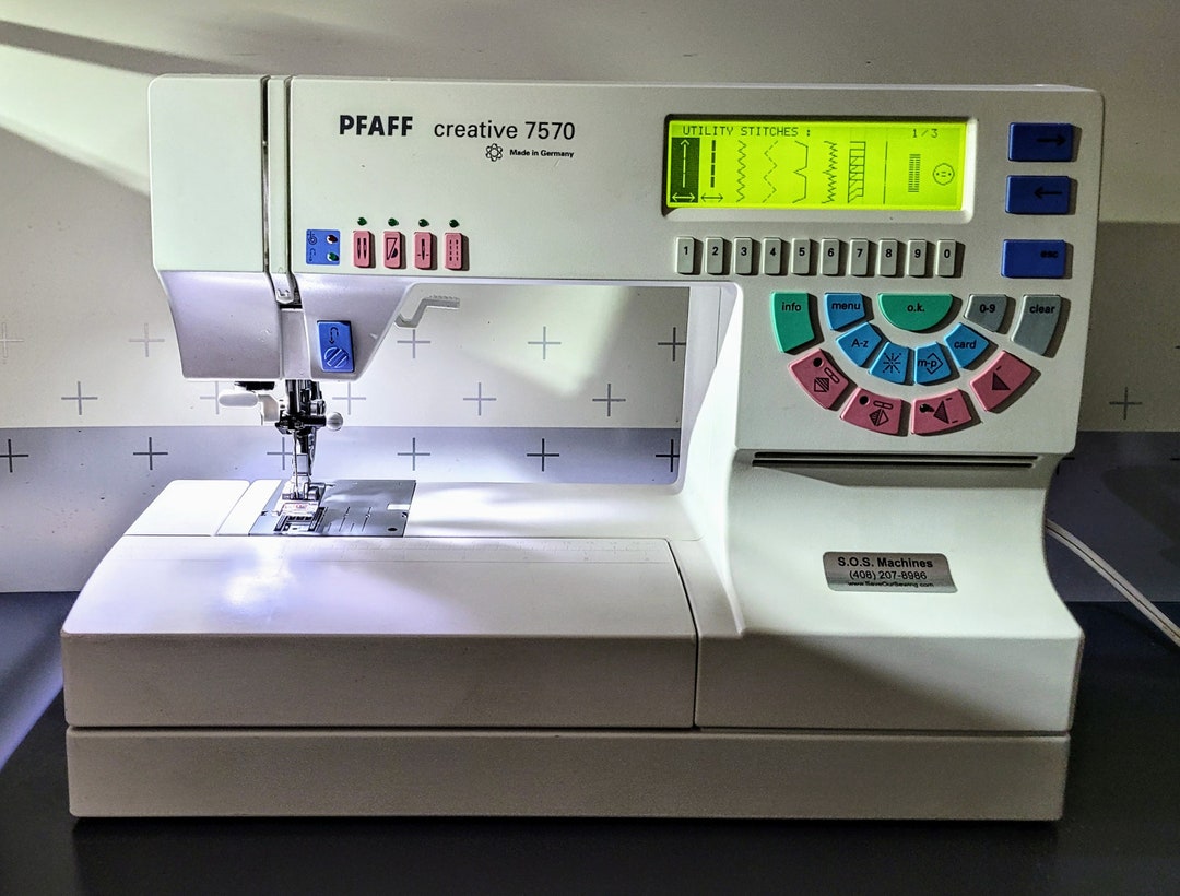 PFAFF 7570 Sewing/embroidery Machine IDT Walking Foot, Heavy-duty 2-yr ...