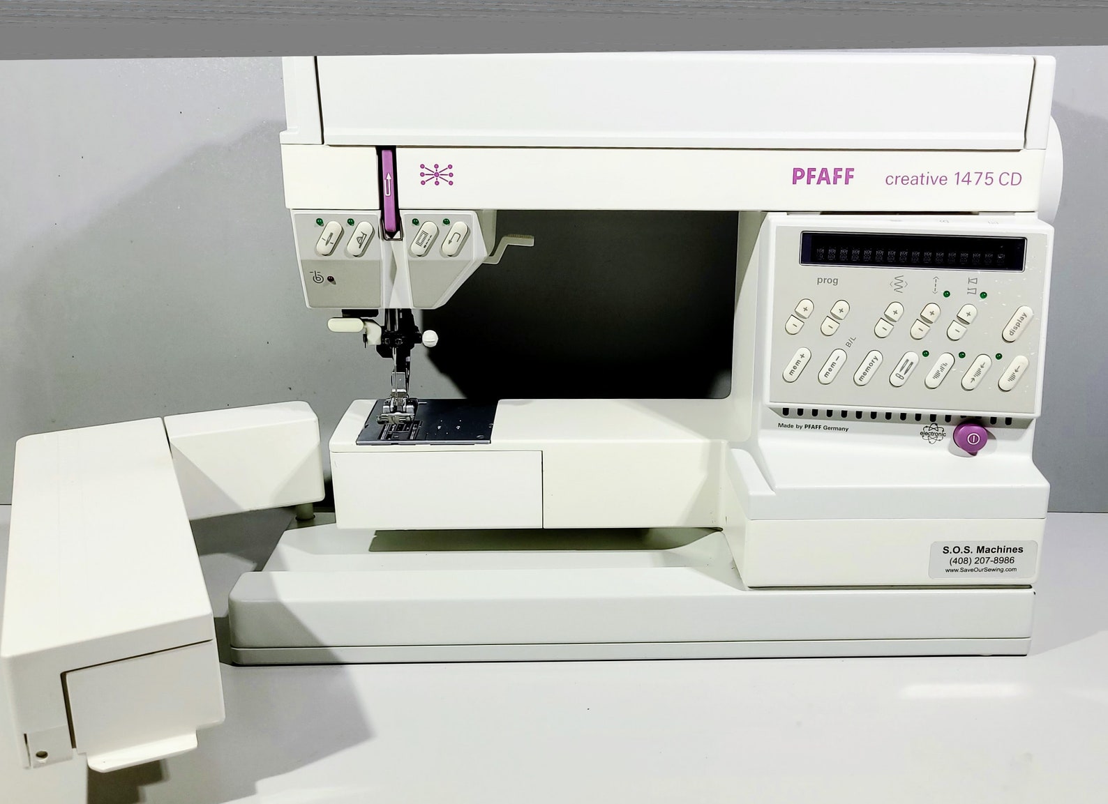 Pfaff 1475 CD Heavy-duty Sewing Machine Pro-serviced, 2-year Guarantee ...