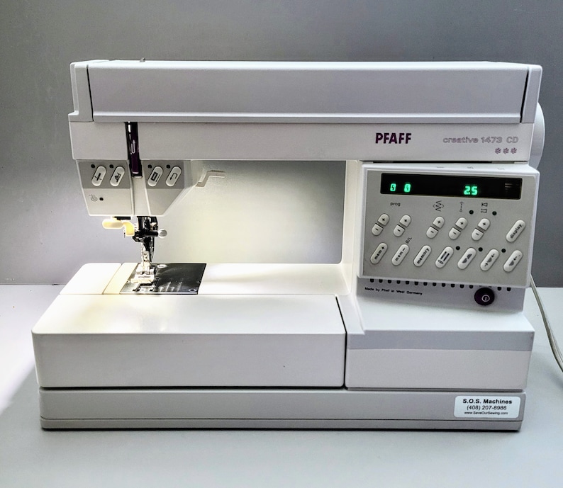 PFAFF 1473 Sewing Machine: Heavy-duty, Pro-serviced, LED Upgrade ...