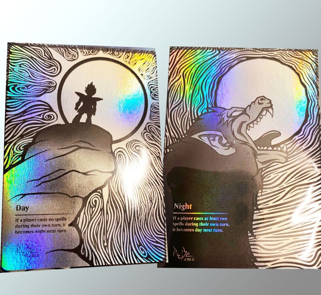 MTG Custom FOIL Token Day / Night Vegeta Oozaru - Etsy