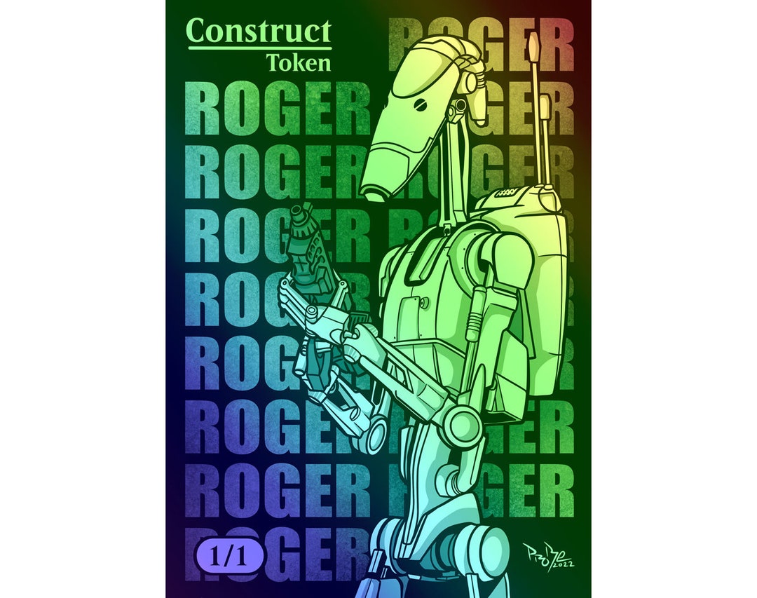 MTG - Custom FOIL Token - Anvil Construct - SW Inspired - Pro8eart - Etsy