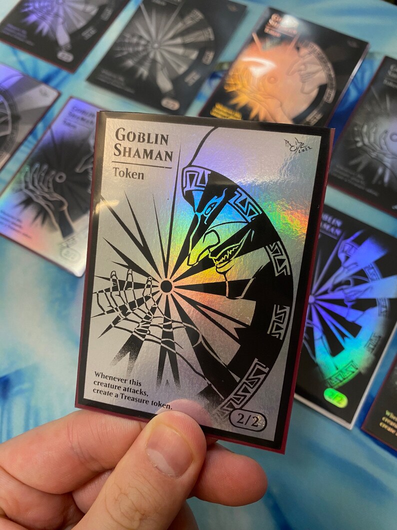 MTG - Custom FOIL Token - FABLE Goblin Shaman - Pro8eart - Etsy