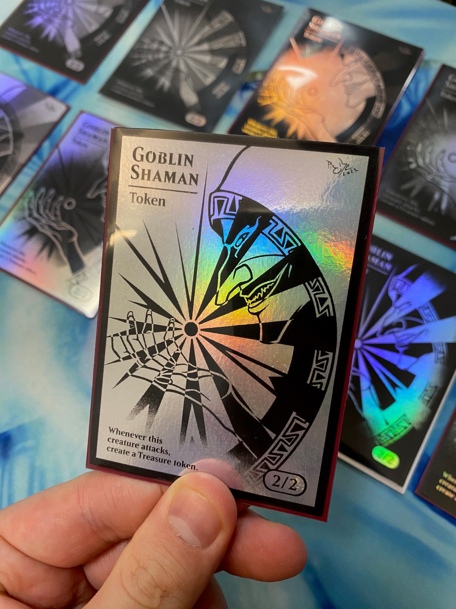 MTG - Custom FOIL Token - FABLE Goblin Shaman - Pro8eart - Etsy