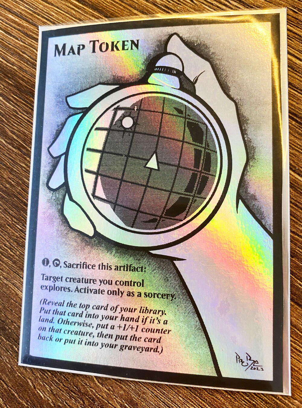 MTG Custom FOIL Token Map Dragon Radar Dragon Ball Pro8eart - Etsy