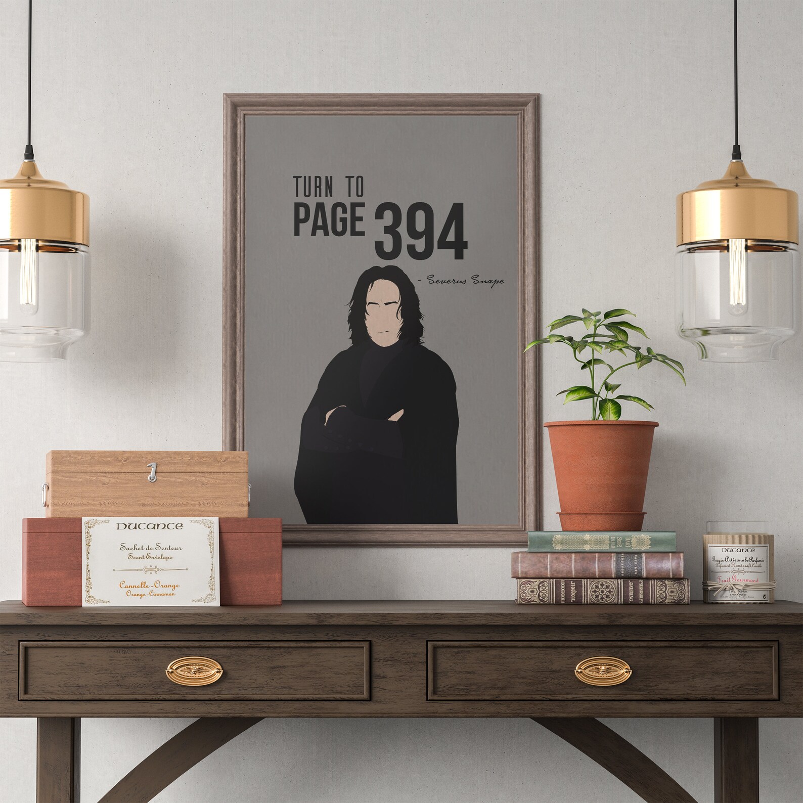 Severus Snape "turn to Page 394" Art Print (digital Download) - Etsy