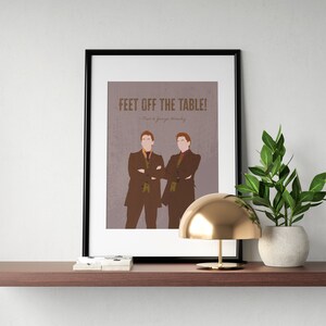 Fred & George Weasley Twins Quote Poster Harry P Illustration Minimal ...