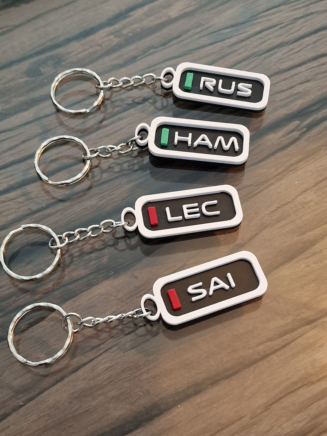 Formula 1 Drivers Keyring, F1 Drivers Timing Name Tags Formula 1 Fan ...