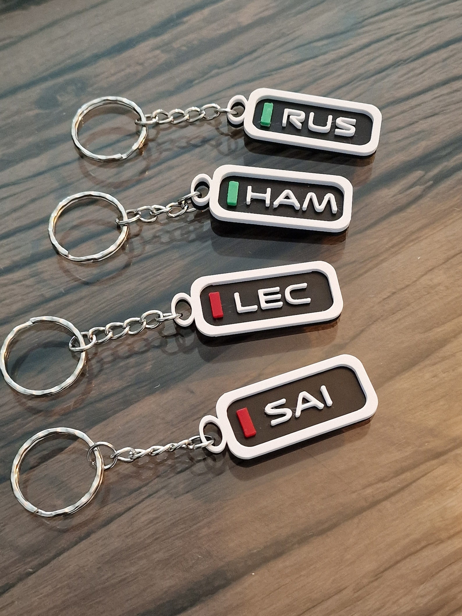 Formula 1 Drivers Keyring, F1 Drivers Timing Name Tags Formula 1 Fan ...