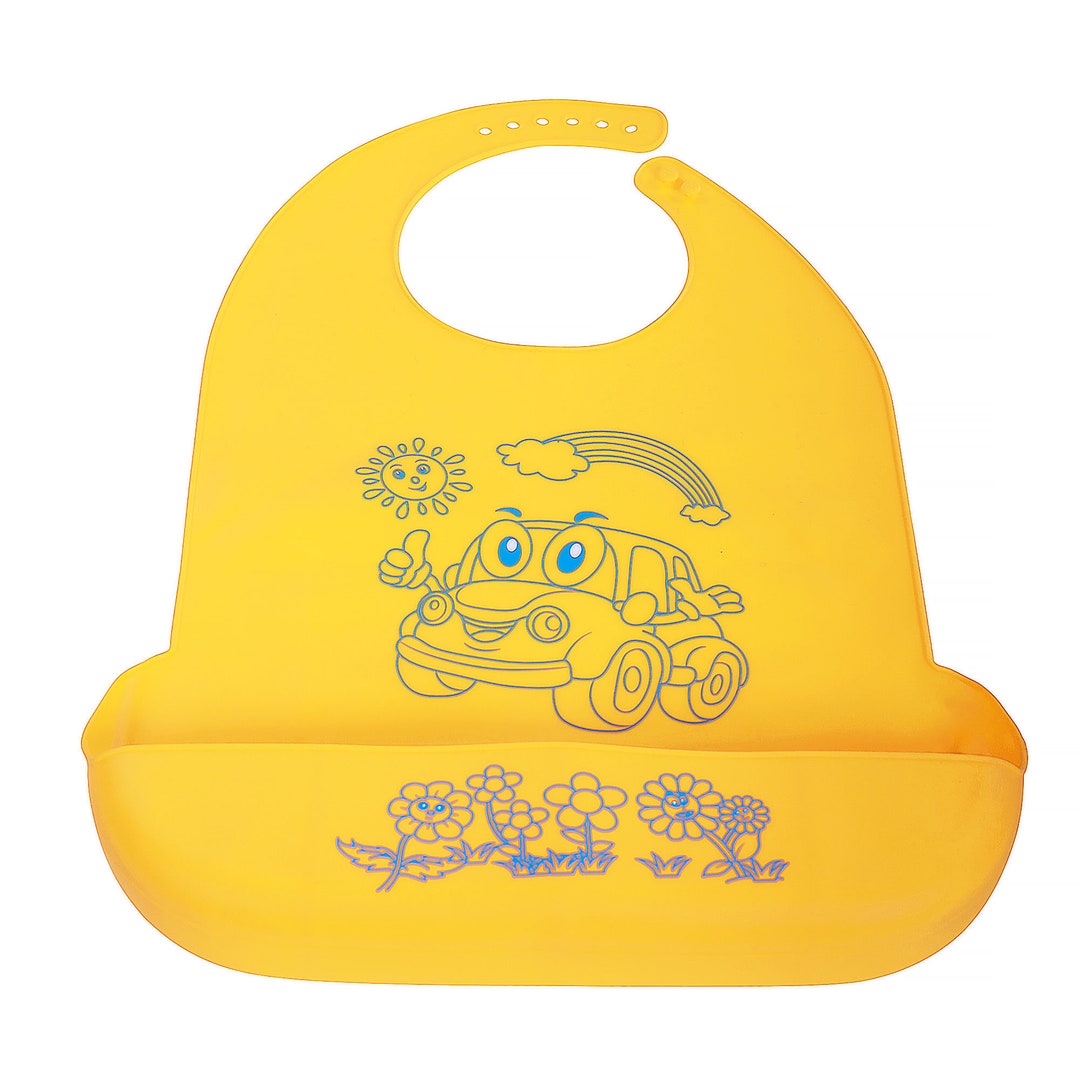 Tangerine Silicone Pocket Bib for Adults ABDL Bib Adult Baby Car Bib ...