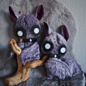 Cute Cursed Bat Plushie - Etsy