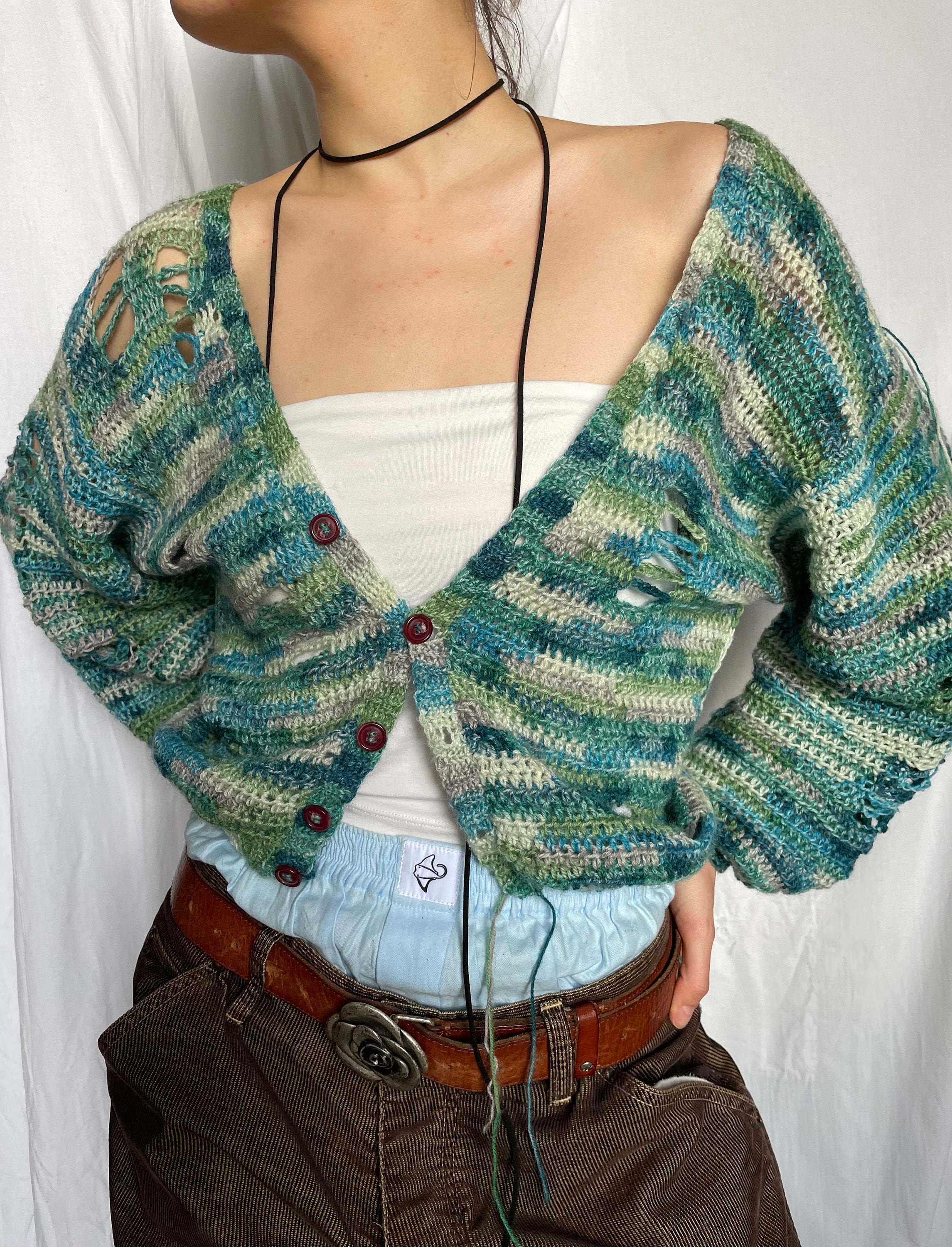 PATTERN- Too Blessed to Be Distressed Cardigan - Etsy