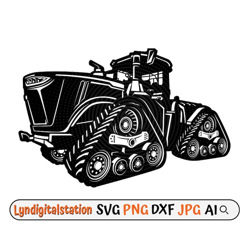 T9RX Tractors Svg Equipment Clipart Truck Operator Cut File Vehicle ...