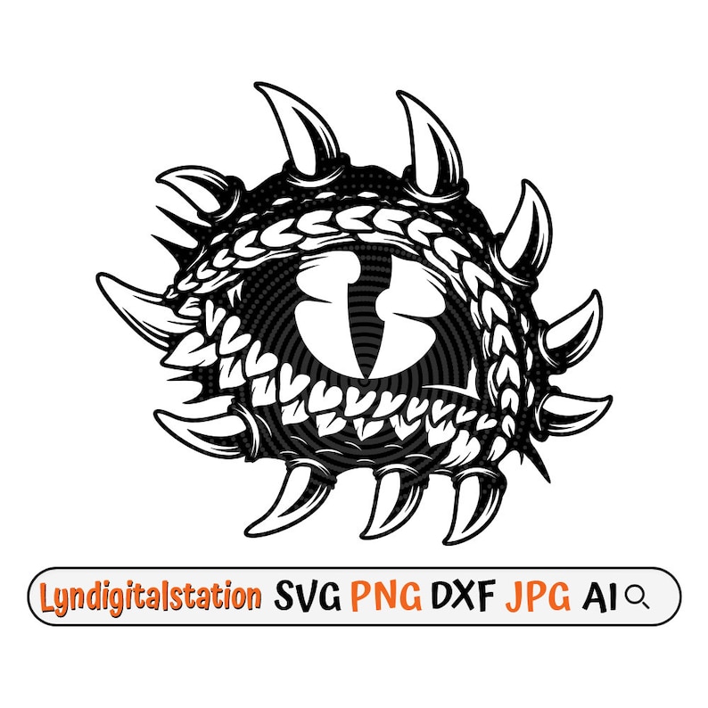 Dragon Eye Svg Amulet Symbol Clipart Eye of the Dragon Cut File Dragon ...