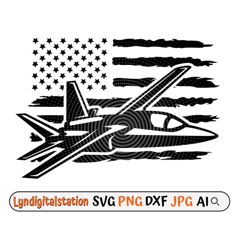 US Jet Plane Svg US Combat Vehicle Clipart Fighter Plane Cut File Air ...