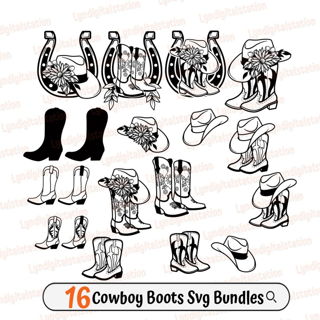 16 Cowboys Svg | Rodeo Clipart | Western Countryside Life Cut File ...