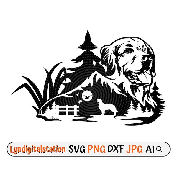 Nature Scene Svg - Etsy
