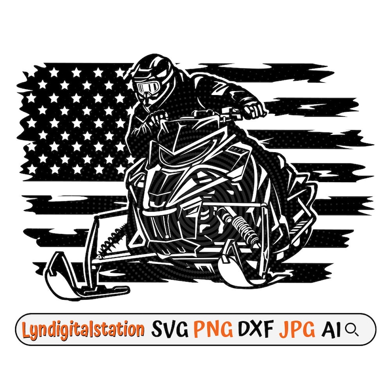 US Snowmobile Svg | Ski-doo Clipart | Sled Cut File | Winter Vehicle ...