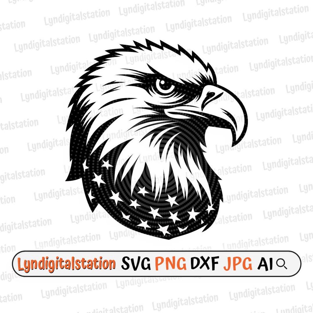 US Eagle Svg | Patriotic Eagle Clipart | 4th of July Cut File ...