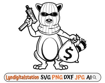 Robber Racoon Shirt - Etsy