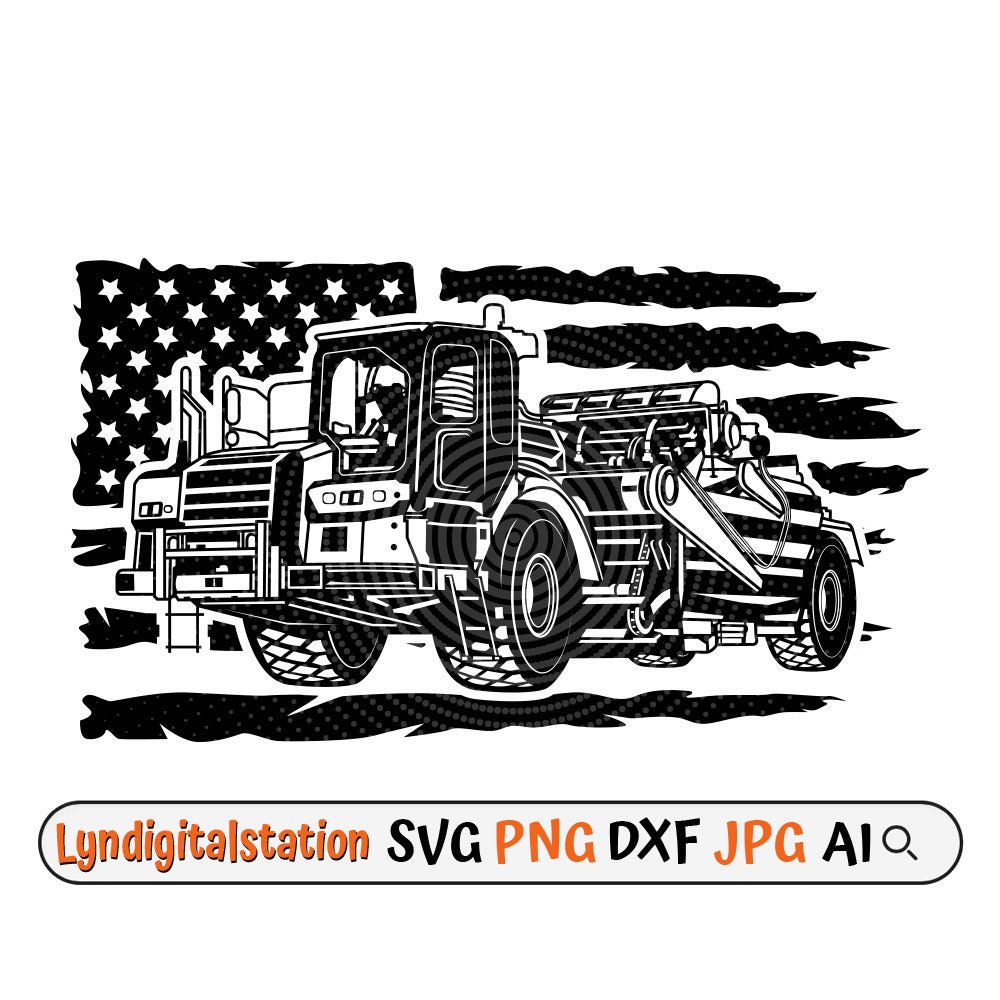 US Scraper Svg Equipment Clipart Truck Operator Cut File - Etsy