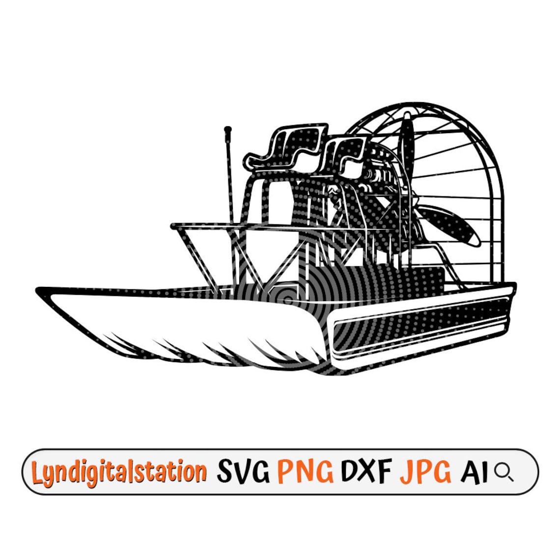 Airboat Svg | Boat Owner Clipart | Boat Man Cut File | Lake Fishing ...
