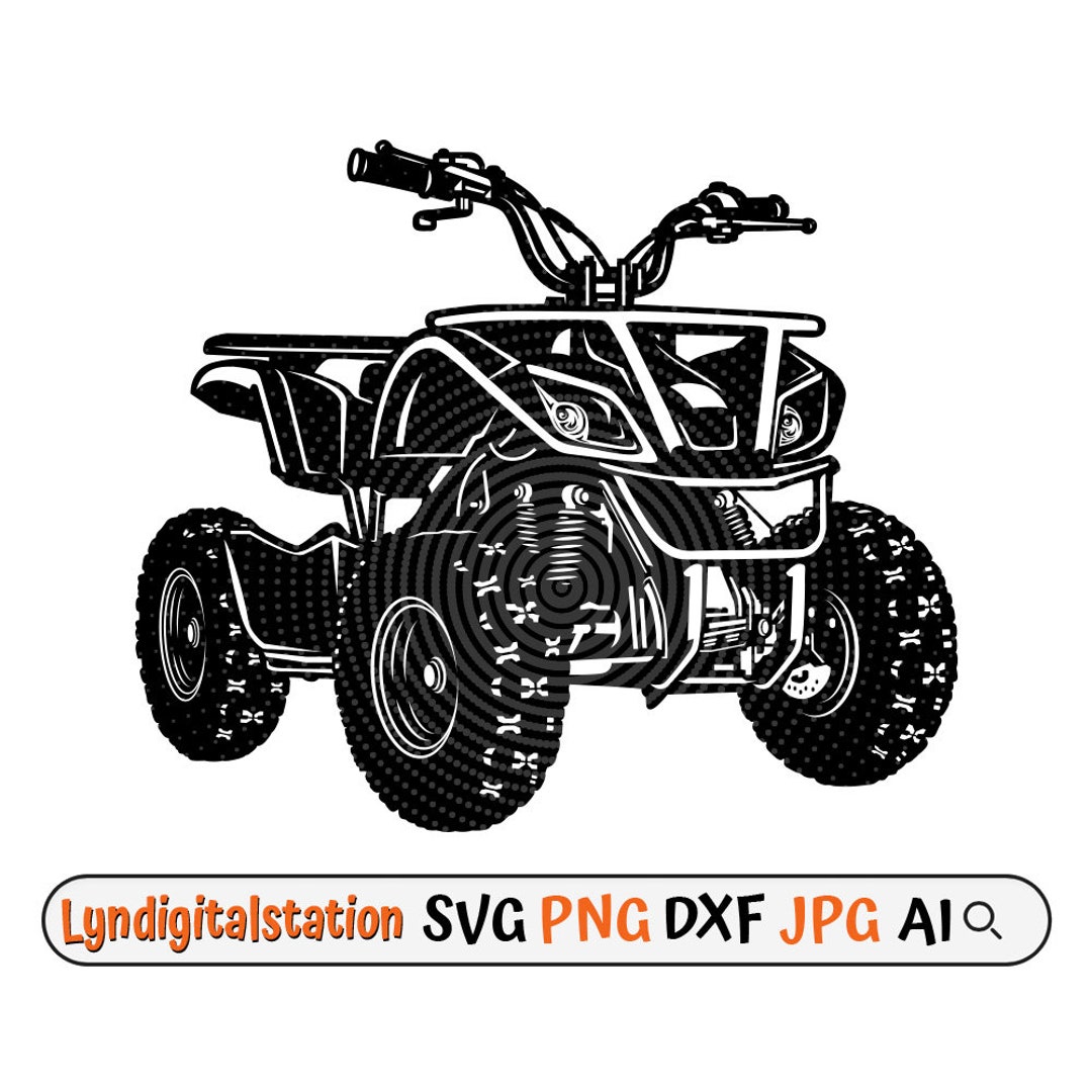 ATV Svg | All-terrain Vehicle Clipart | Trail Riding Cut File | off ...
