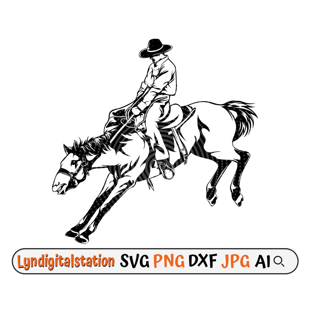 Western Horse Riding Clipart