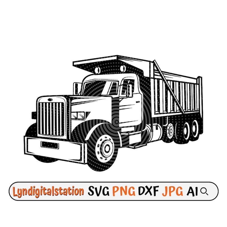 Dump Truck Svg Equipment Clipart Operator Cut File - Etsy