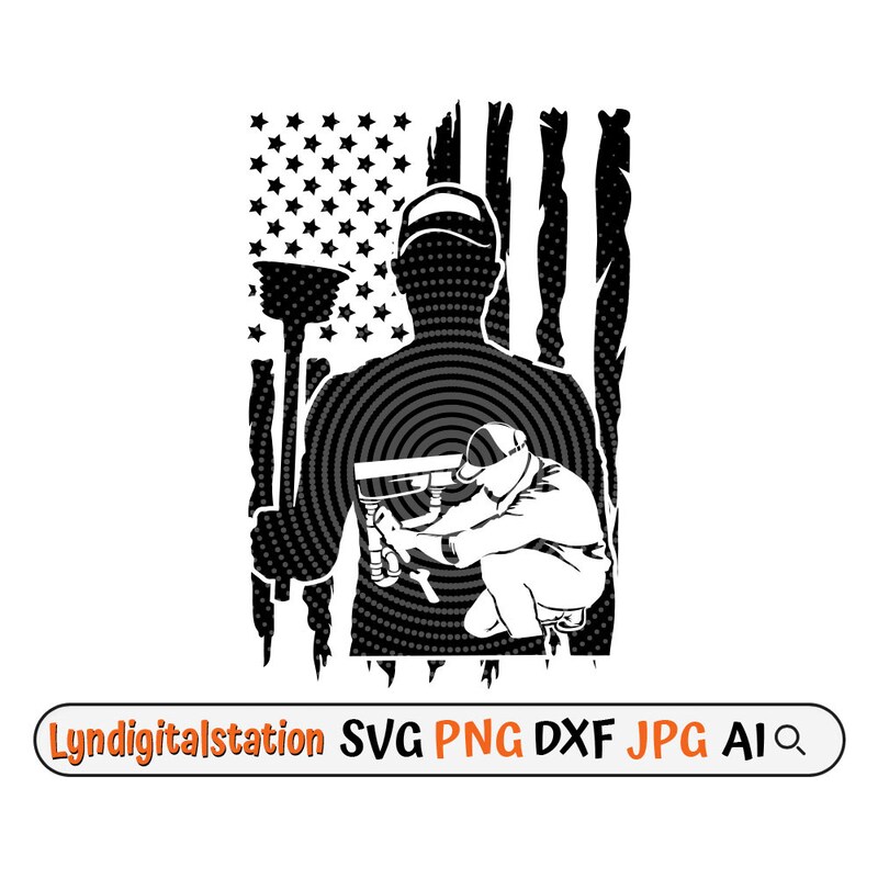 Plumbing Flag Svg - Etsy