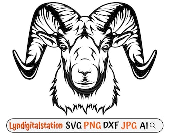 Aoudad 1 Vector Eps / Ai / Svg / Dxf / Pdf / Png / Jpeg - Etsy Canada