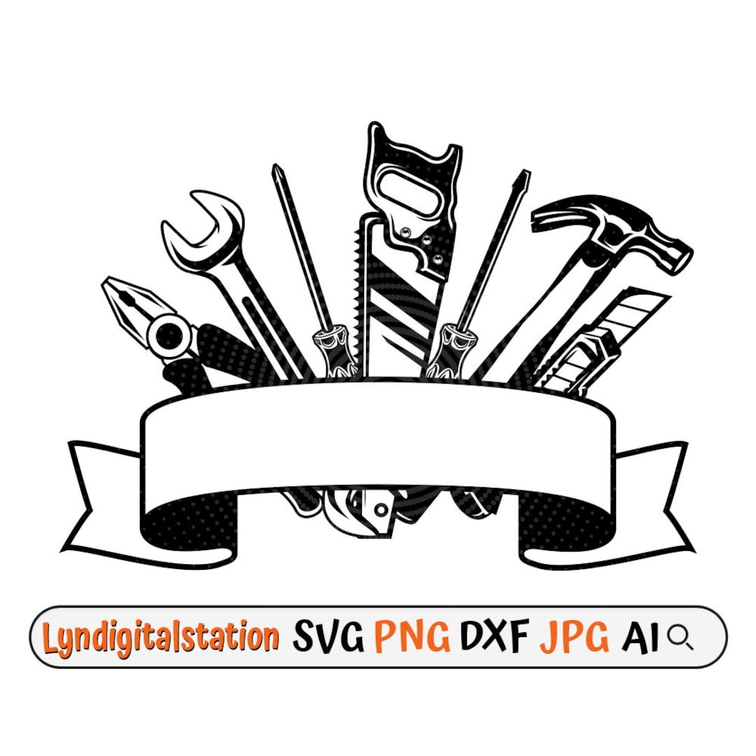 Carpenter Tools Svg | Repairman Clipart | Toolbox Cut File | Toolbox ...