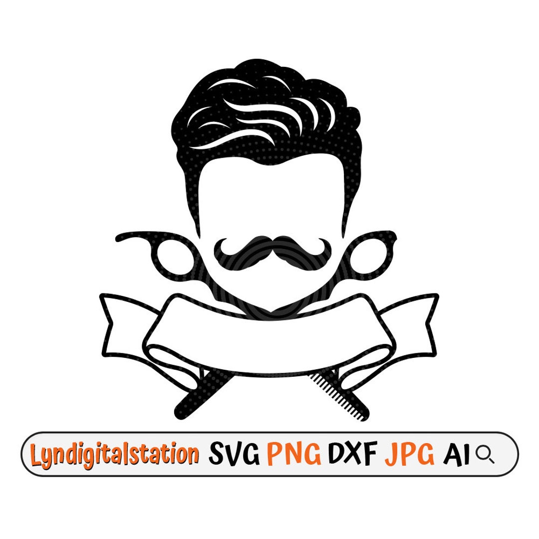 Barber Svg | Hair Stylist Clipart | Salon Cut File | Hair Salon Stencil ...