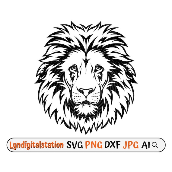 King Lion Head Clip Art