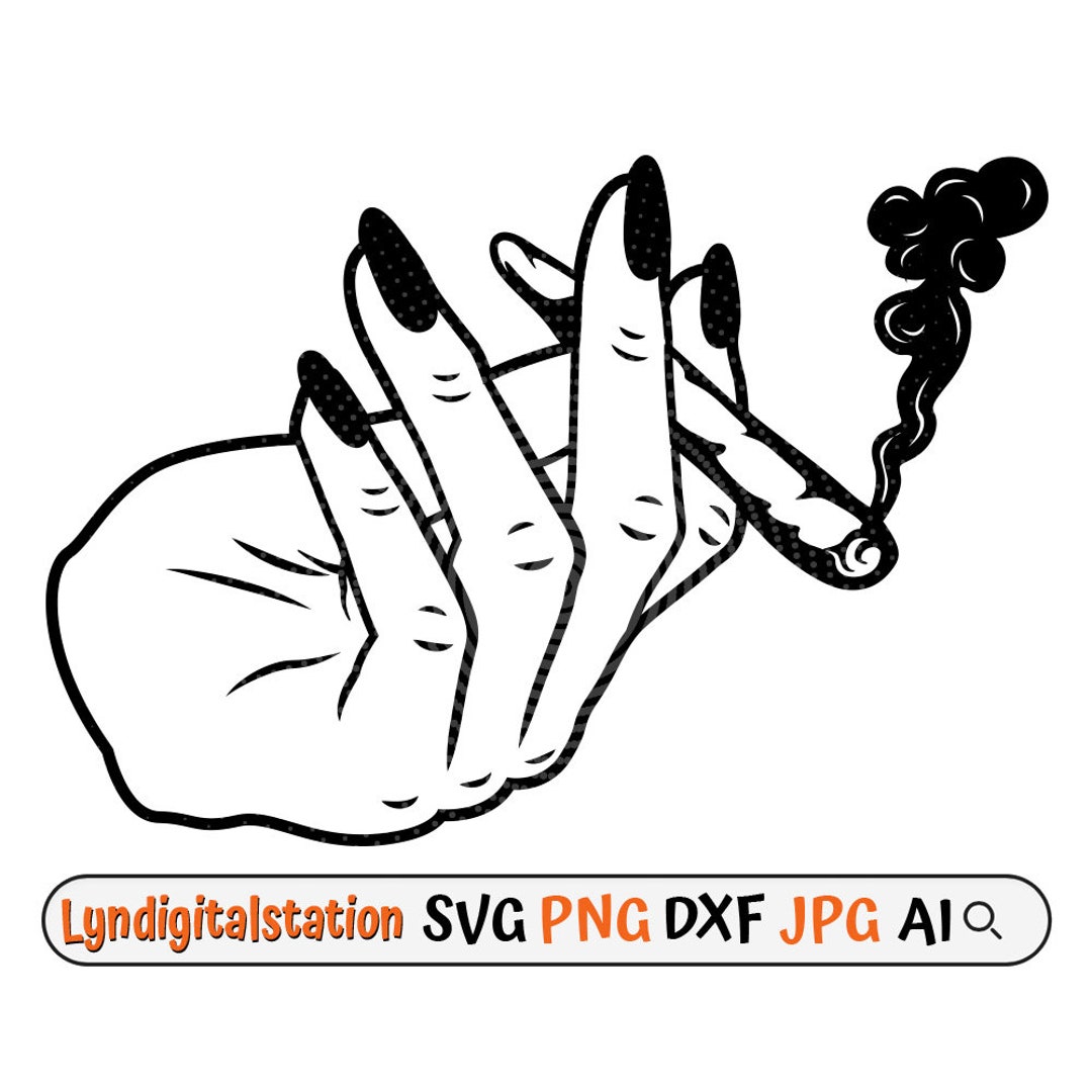 Sexy Hand Holding Weed Svg Hand Clipart Sexy Hand Cut File Etsy