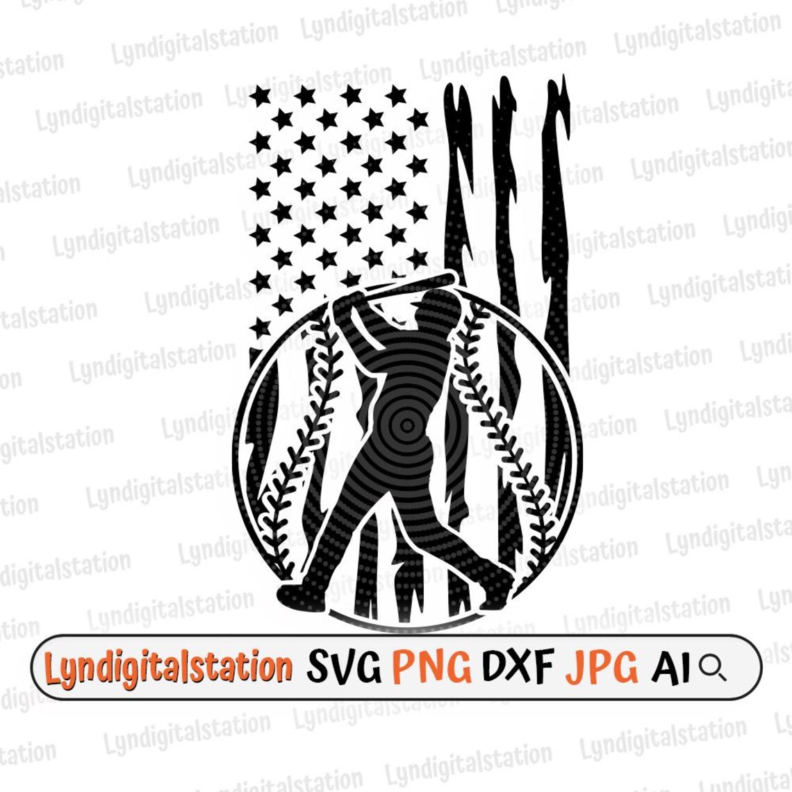 US Baseball Player Svg | Baseball Clipart | Hitter Cut File | Bat-ball ...