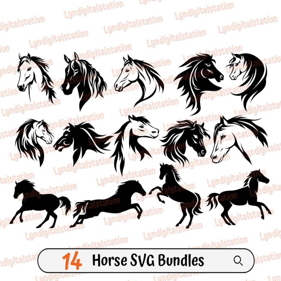 Horse Bundles Svg | Farmhouse Clipart | Horse Ranch Cut File | Barn ...