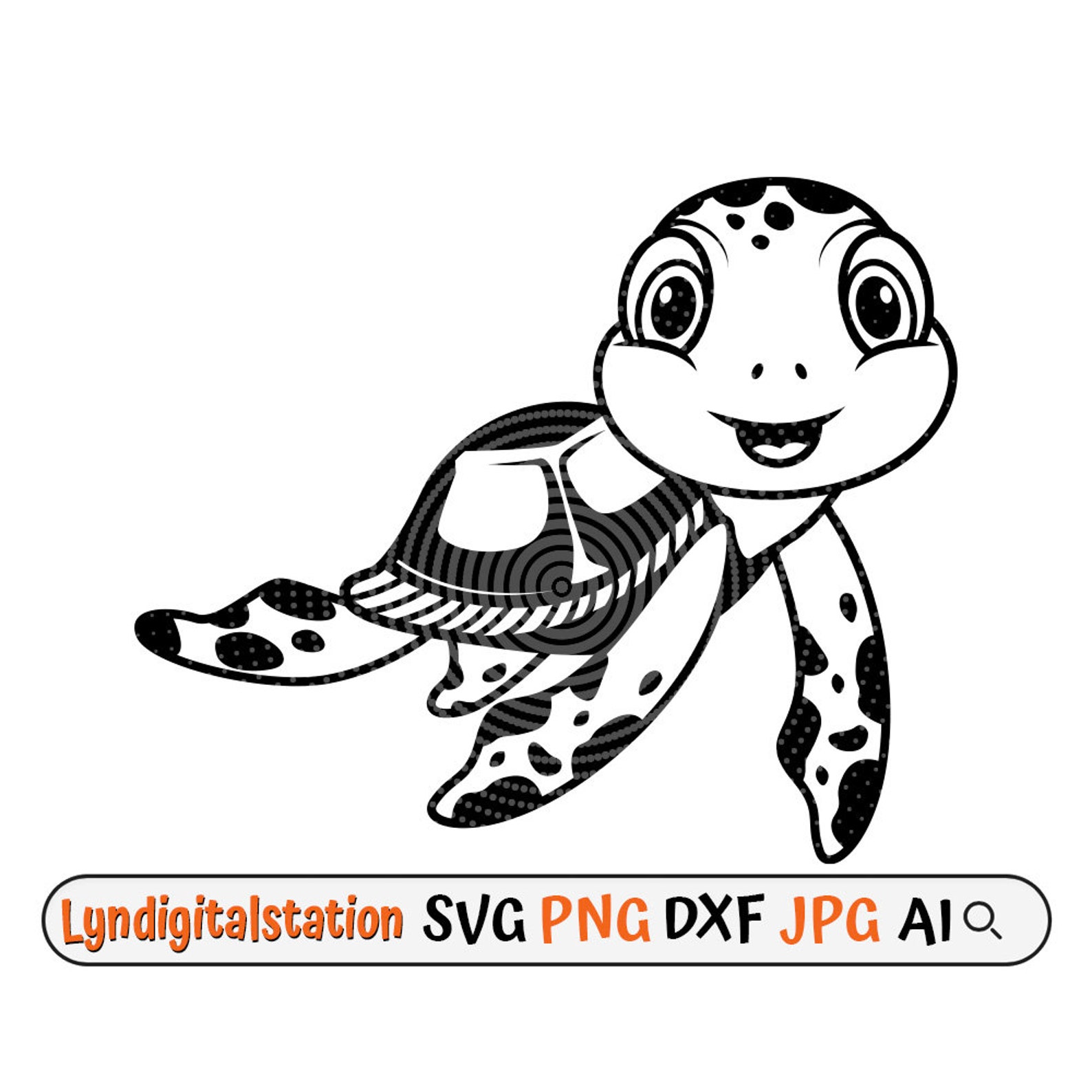 Cute Turtle Svg, Marine Life Clipart, Beach Summer Shirts Png, Island ...