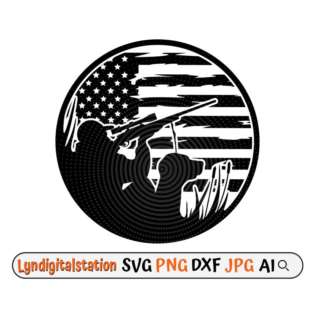 US Duck Hunting Svg | Outdoor Hunting Clipart | Hunterlife Cut File ...