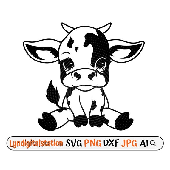 Koe Clipart Zwart Wit Koe Kop Staal 2 Mm Cowshopping