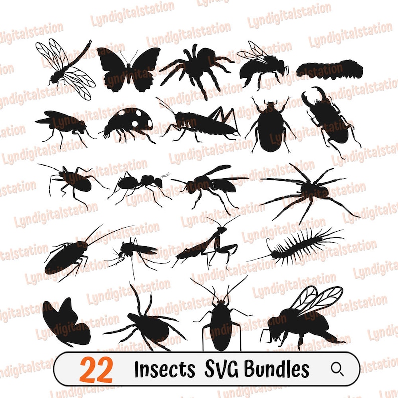 22 Insect Bundles Svg | Butterflies Clipart | Insect Cut File | Ants ...