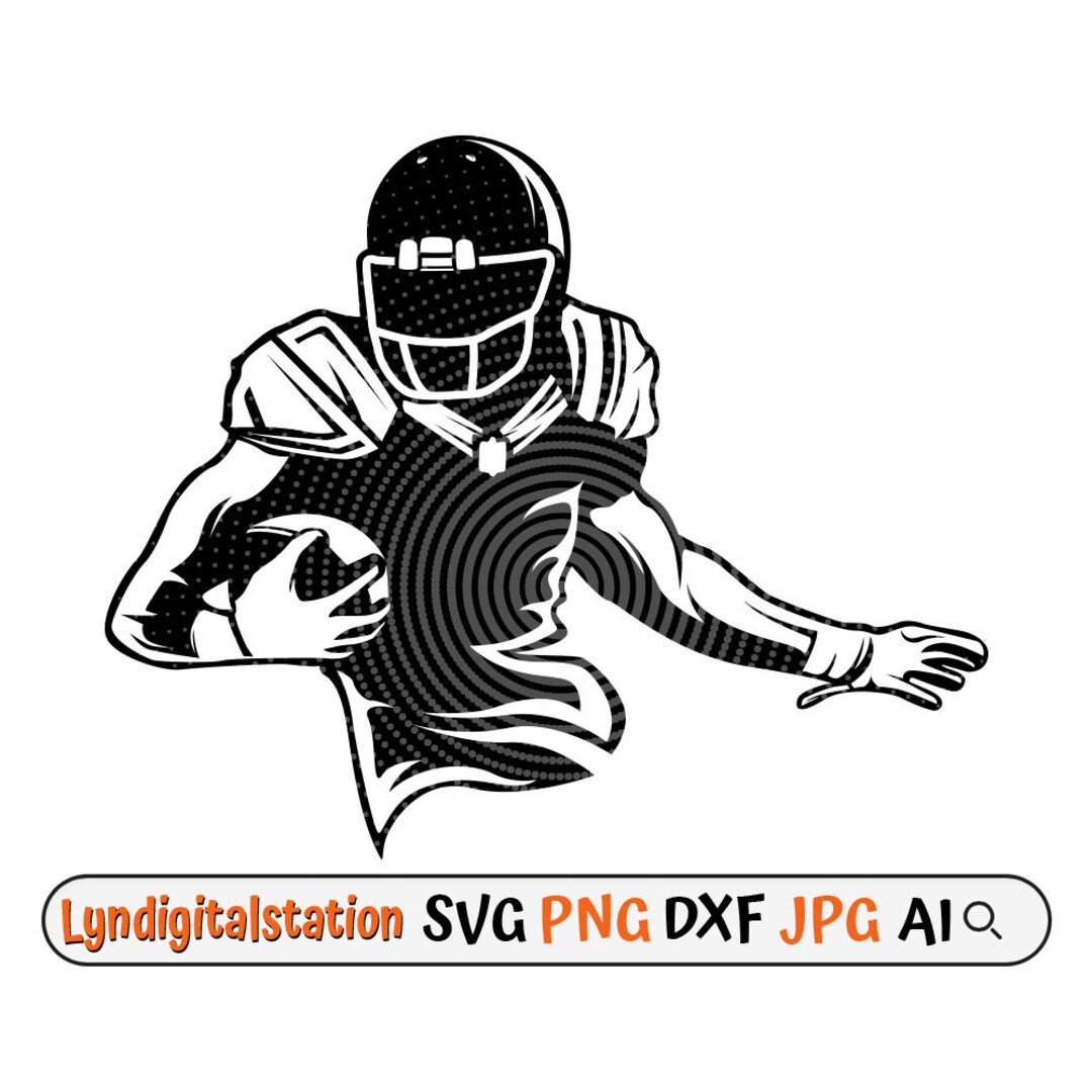 American Football Svg | Football Player Clipart | Football Team Cut ...