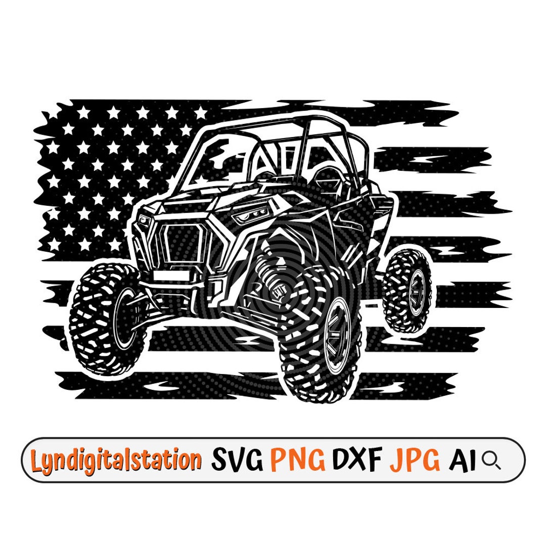 RZR ATV_US Svg | Usoff Road Sport Clipart | Extreme Ride Cut File ...