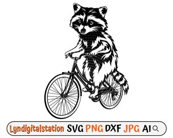 Raccoon Svg Animal on Middle Finger Clipart Scavenger Animal Clipart ...